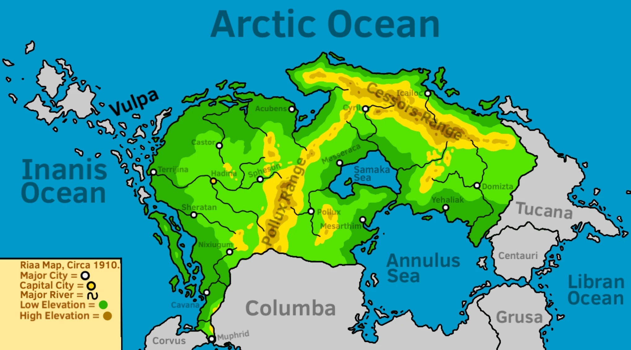 Riaa Map, Circa 1910. (+ world map preview) | Fandom