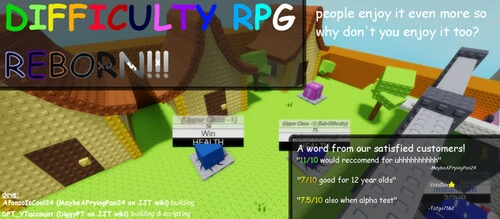 DIFFICULTY RPG REBORN HAS OFFICIALLY RELEASED!!!! (in alpha) | Fandom
