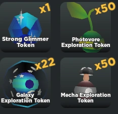 What does photovore, mecha and galaxy exploration tokens do? | Fandom