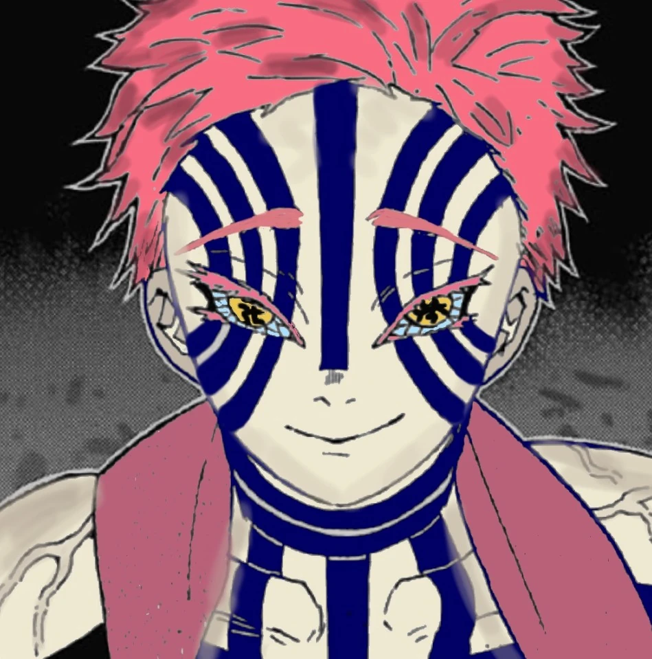 Colored Akaza | Fandom