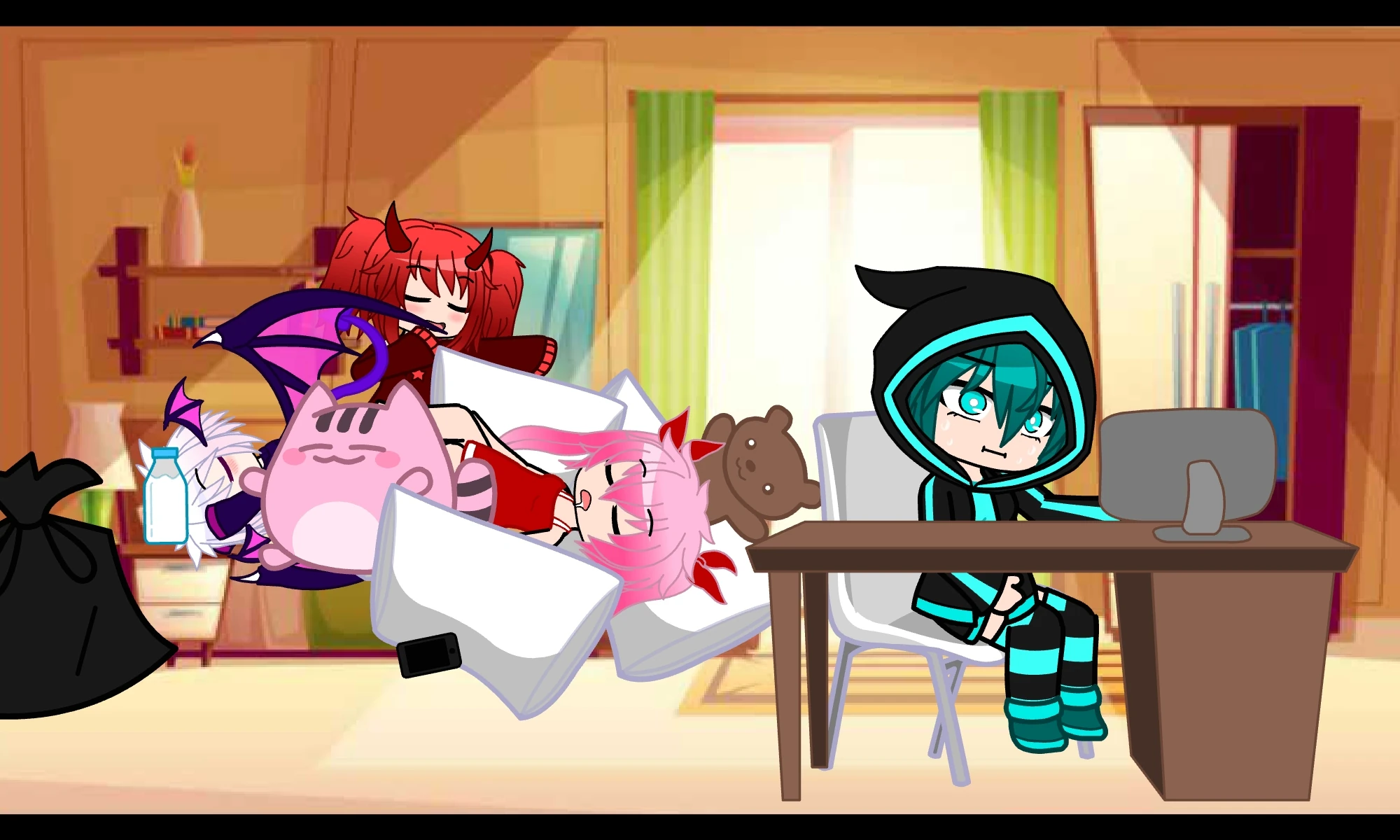 Just Creator Luni working, while forever being haunted by the intense ...