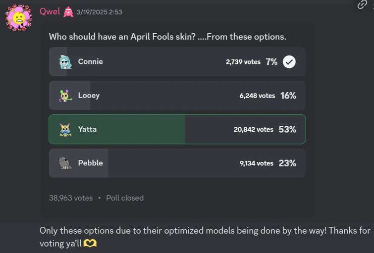 yatta is getting an april fools skin gang | Fandom