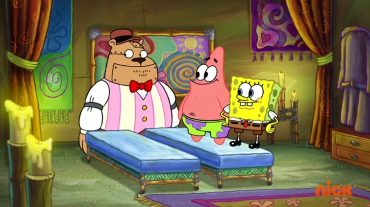 Screenshots of the premiere of Goofy Scoopers/Patrick's Tantrum | Fandom