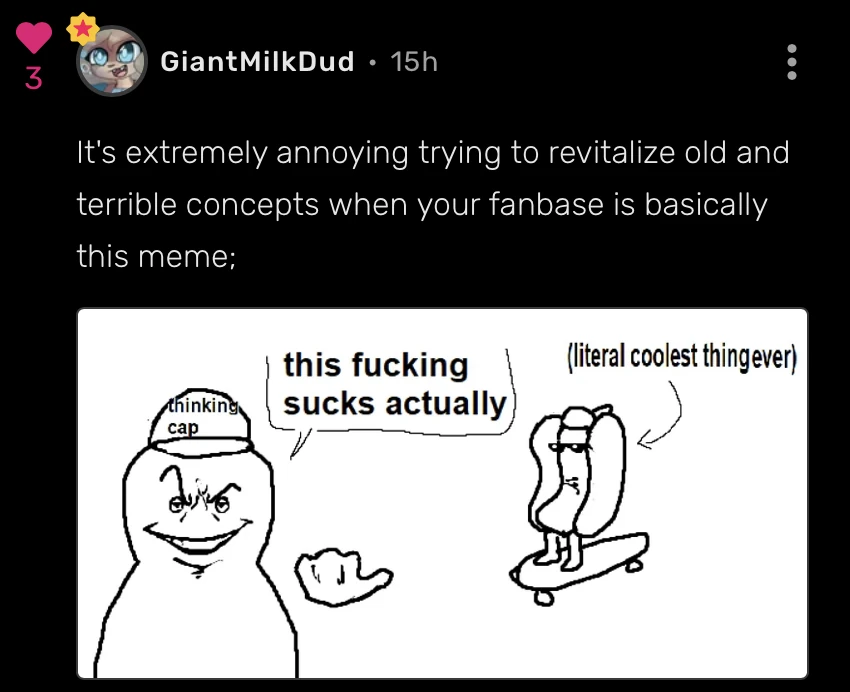 GiantMilkDud has a great point | Fandom
