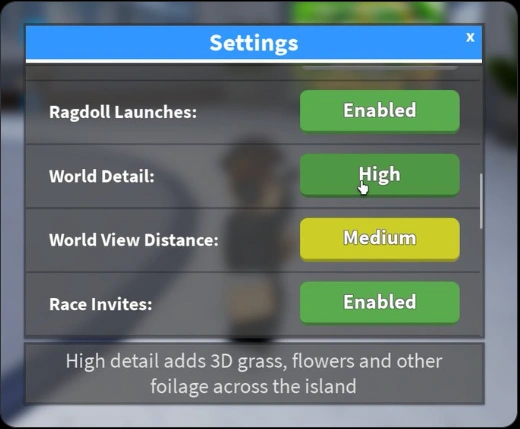 detail settings | Fandom