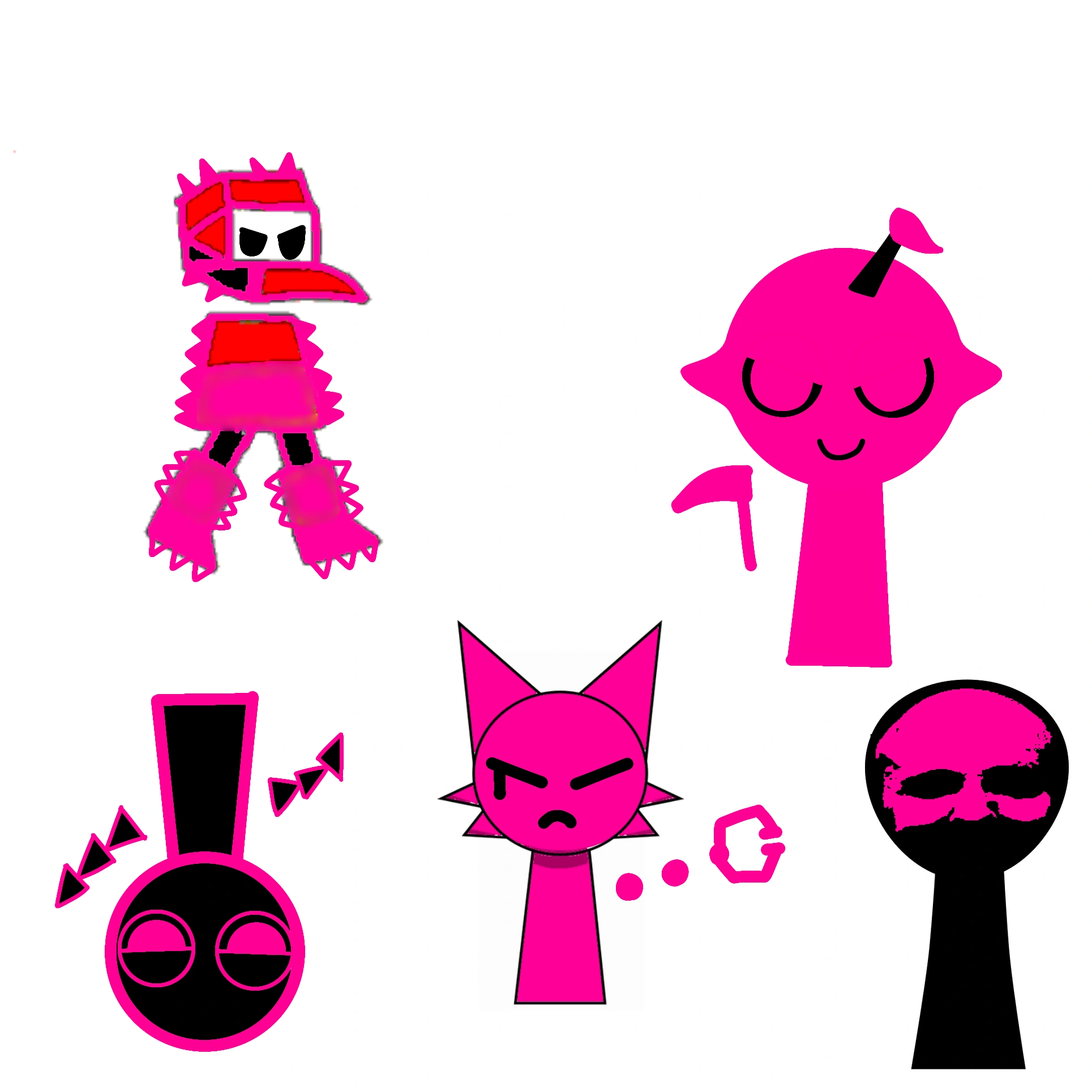 JSAB bosses but portrayed by sprunki | Fandom