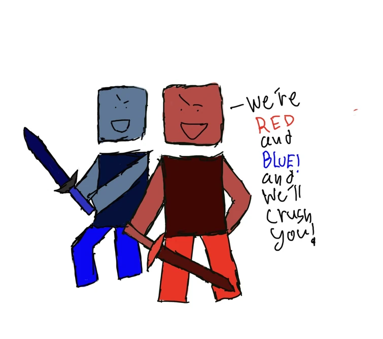 Red n blue | Fandom
