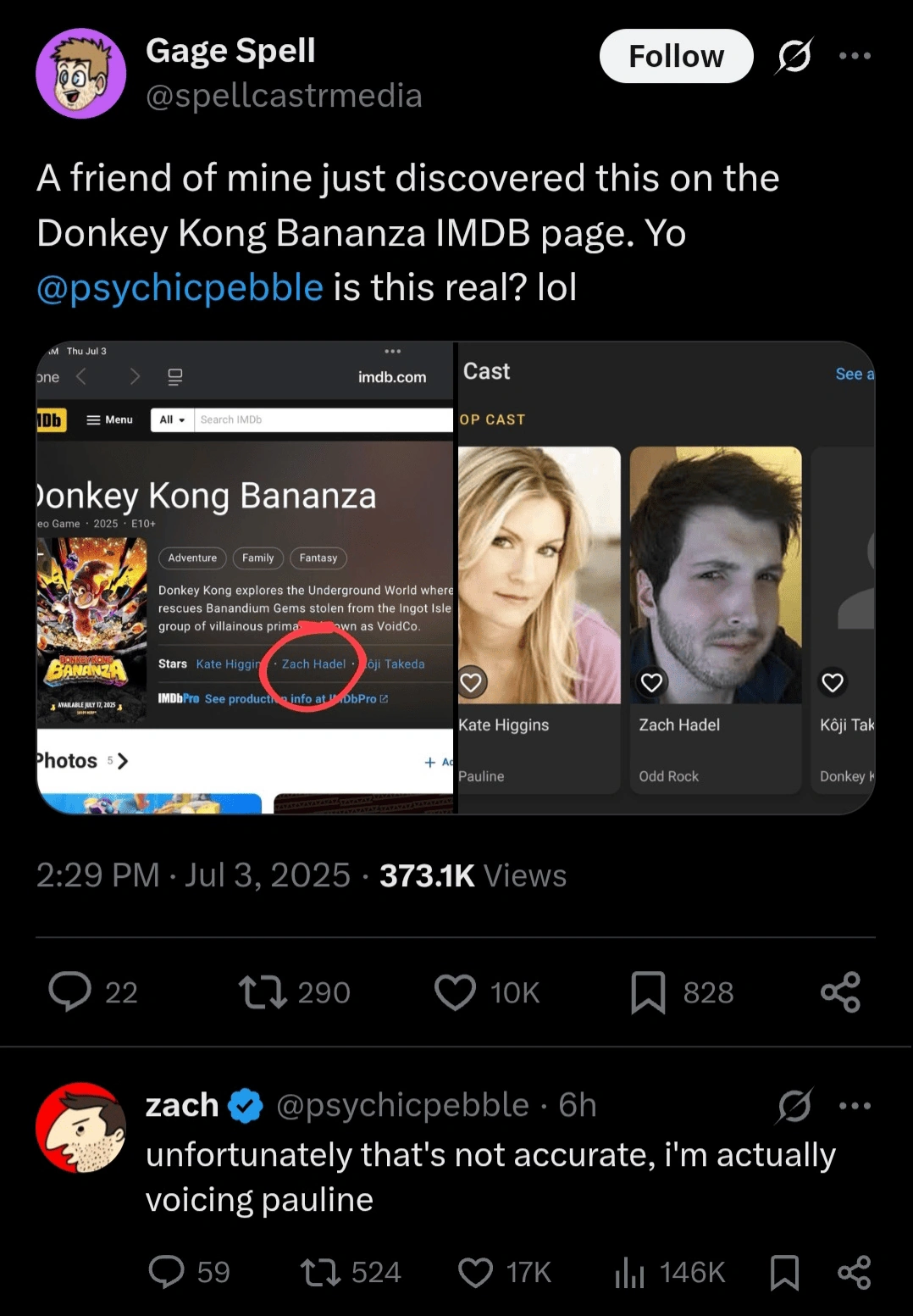 Zach Hadel, creator of Smiling Friends, has a voice role in Donkey Kong ...