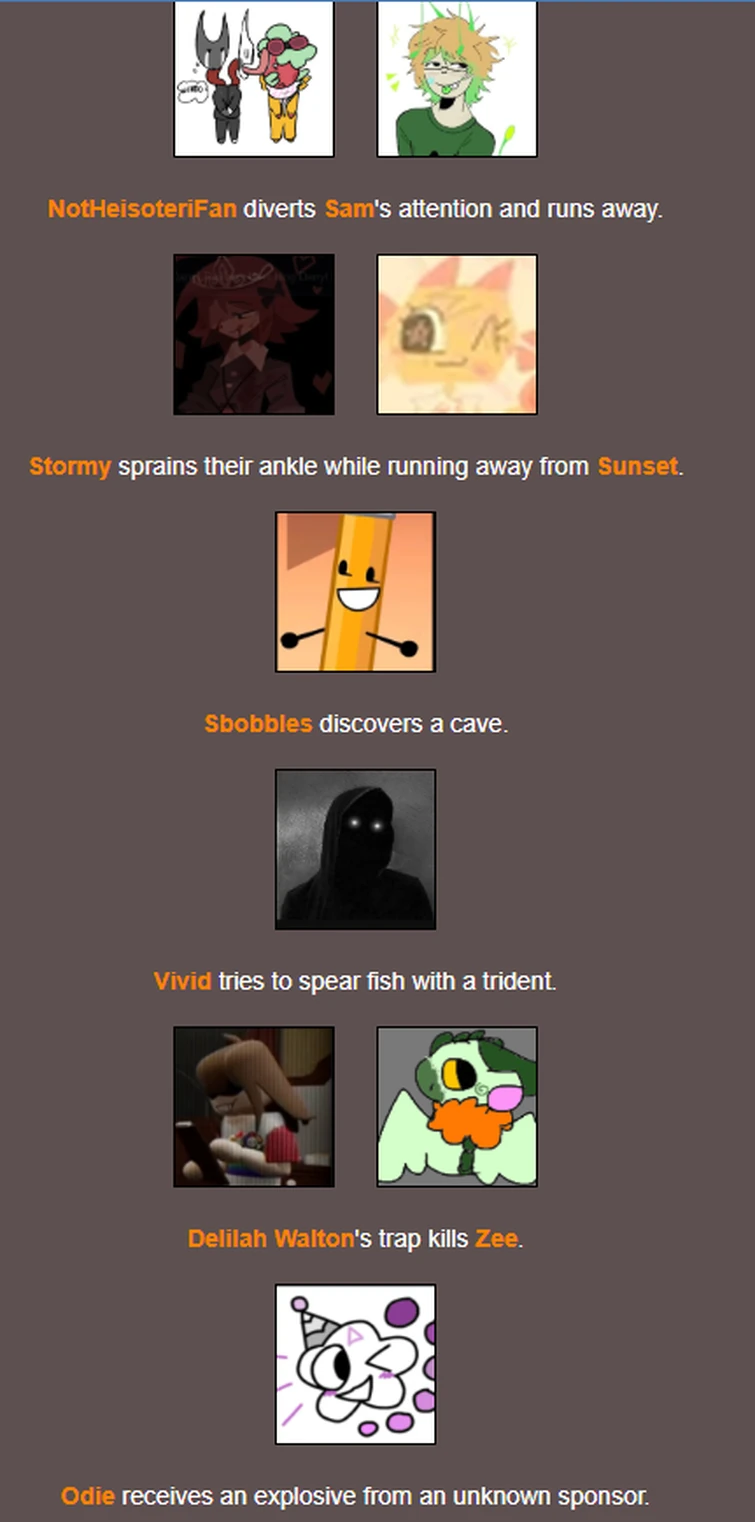 DW Wiki Hunger Games - Update 6 | Fandom