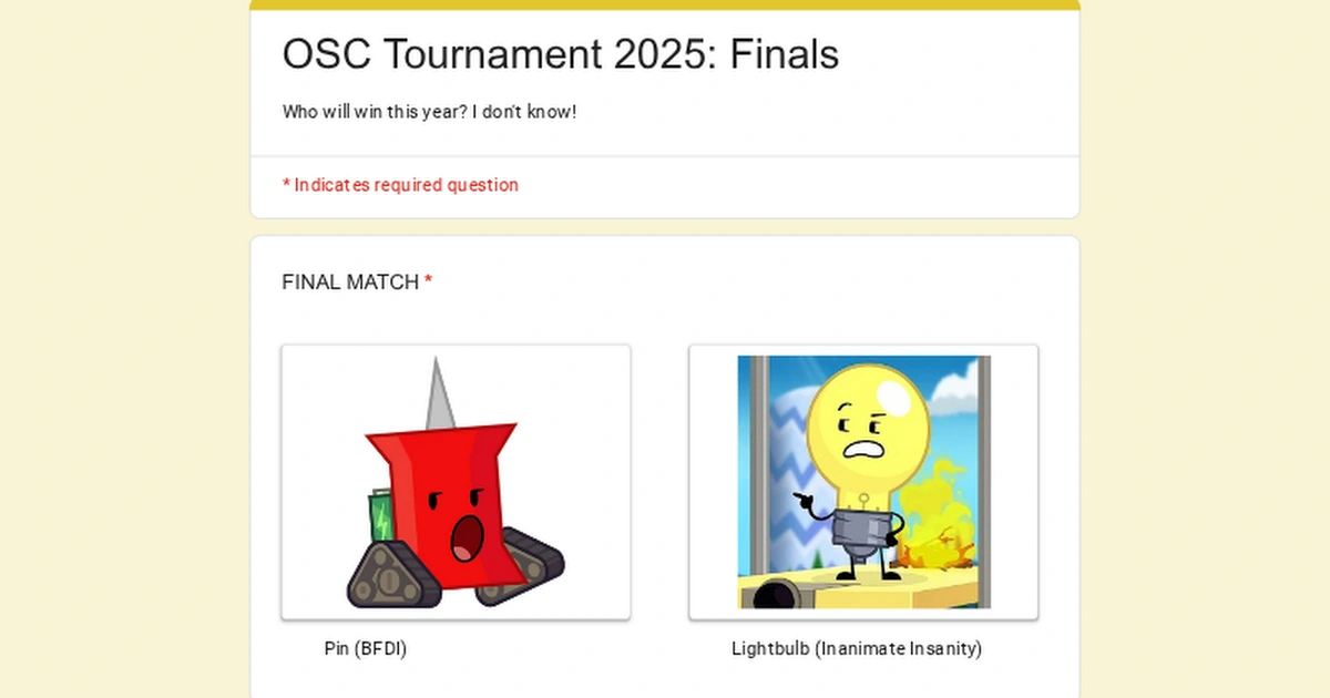OSC Tournament 2025 Finals: | Fandom