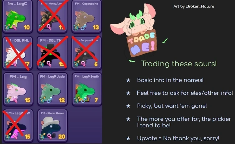 Trading/selling this BHL viri | Fandom