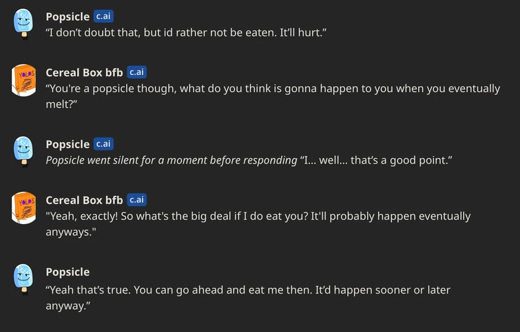 Bruh I made an art of Popcorn welcoming Popsicle to the Y.M.C.A bit it ...