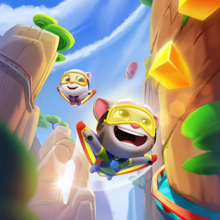 Talking Tom Gold Run new update Flying World | Fandom