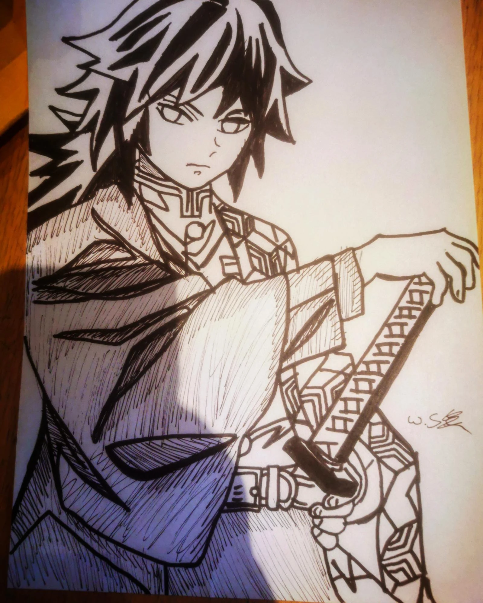 I drew giyuu tomioka. | Fandom