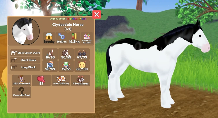 Trading v1 black splash overo clyde | Fandom