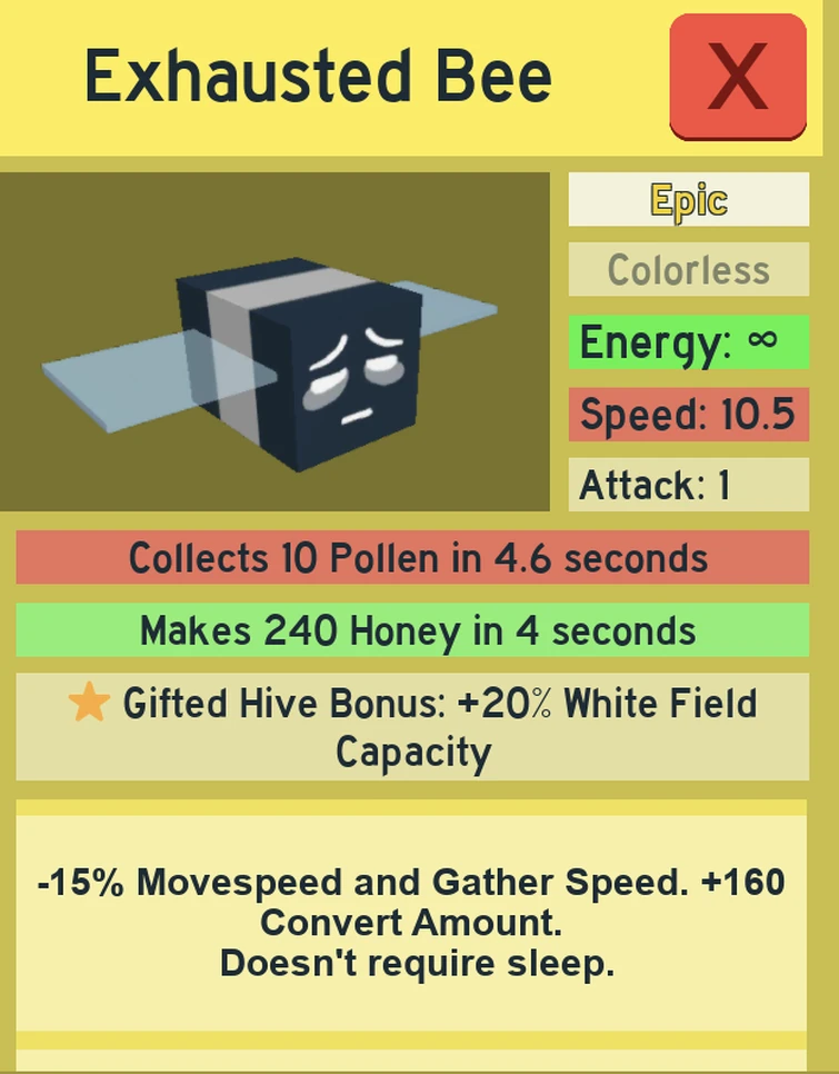 Significant gifted hive bonus changes | Fandom