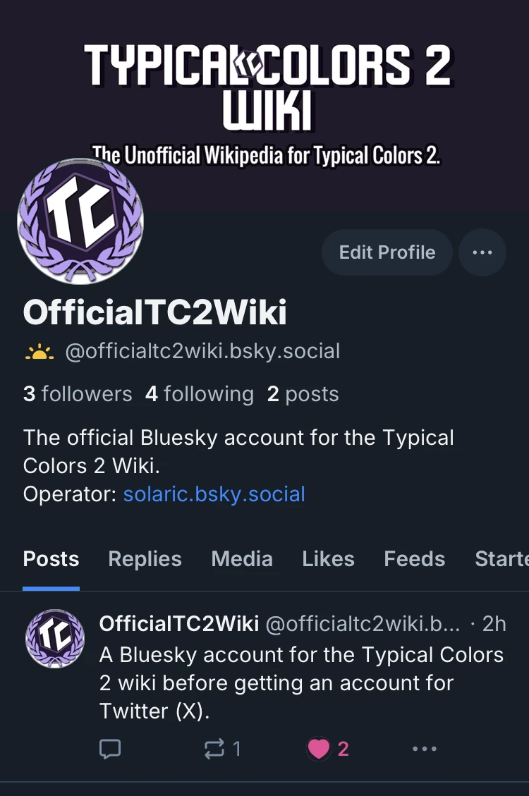 TC2 Wiki gets a Bluesky account before GTA VI | Fandom