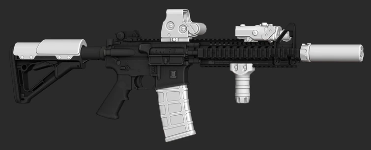 M4A1 CQBR with upcoming attachments + revamped | Fandom