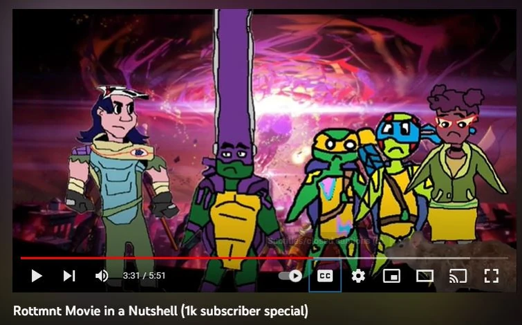 SOMEBODY ANIMATED THIS DELETED SCENE FROM THE ROTTMNT MOVIE AHAHHAHAHHH ...
