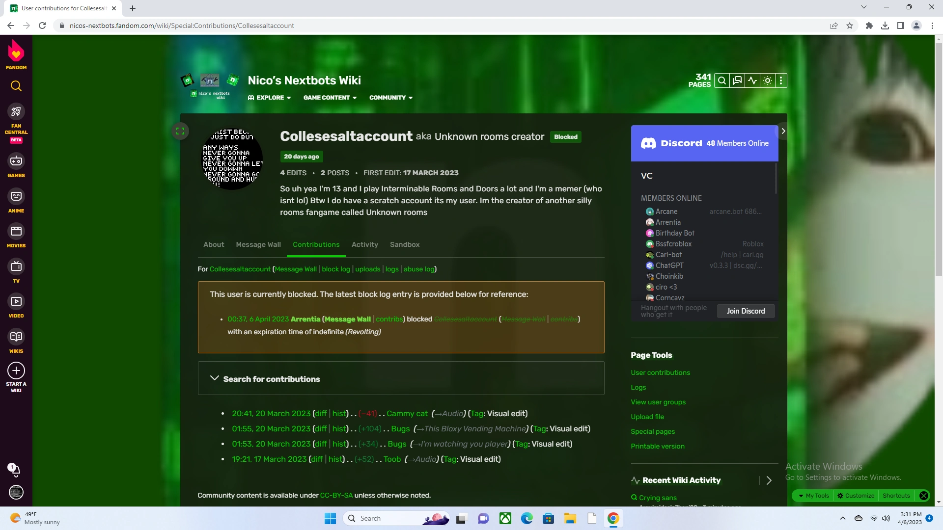 the nicos nextbot wiki is going nuts | Fandom