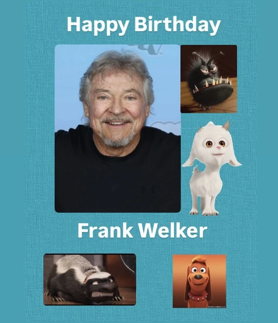 🎂 Happy Birthday to the voice acting and vocal effects himself, Frank ...