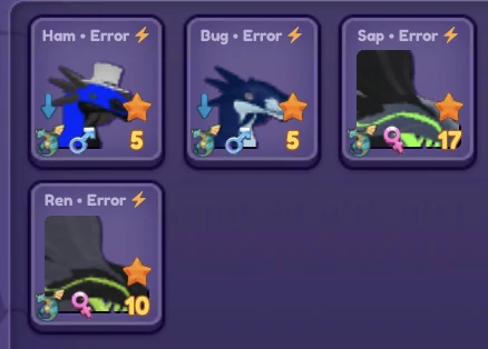 Seeing offers on 4 error dragons | Fandom