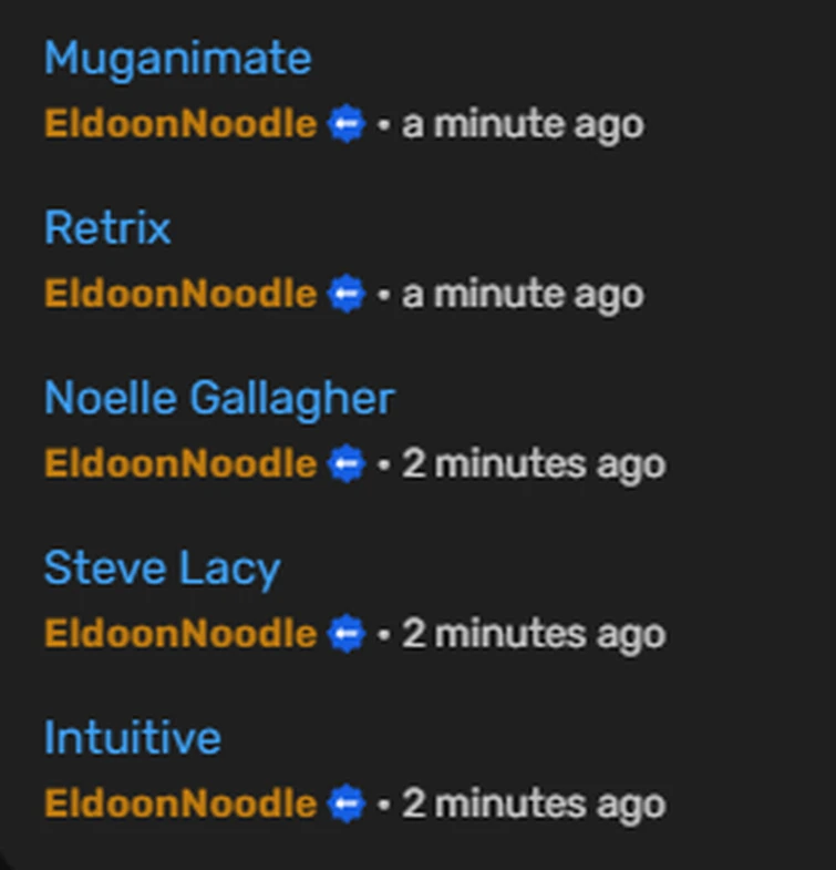 lol, the rapid rate of edits by 1 user. | Fandom