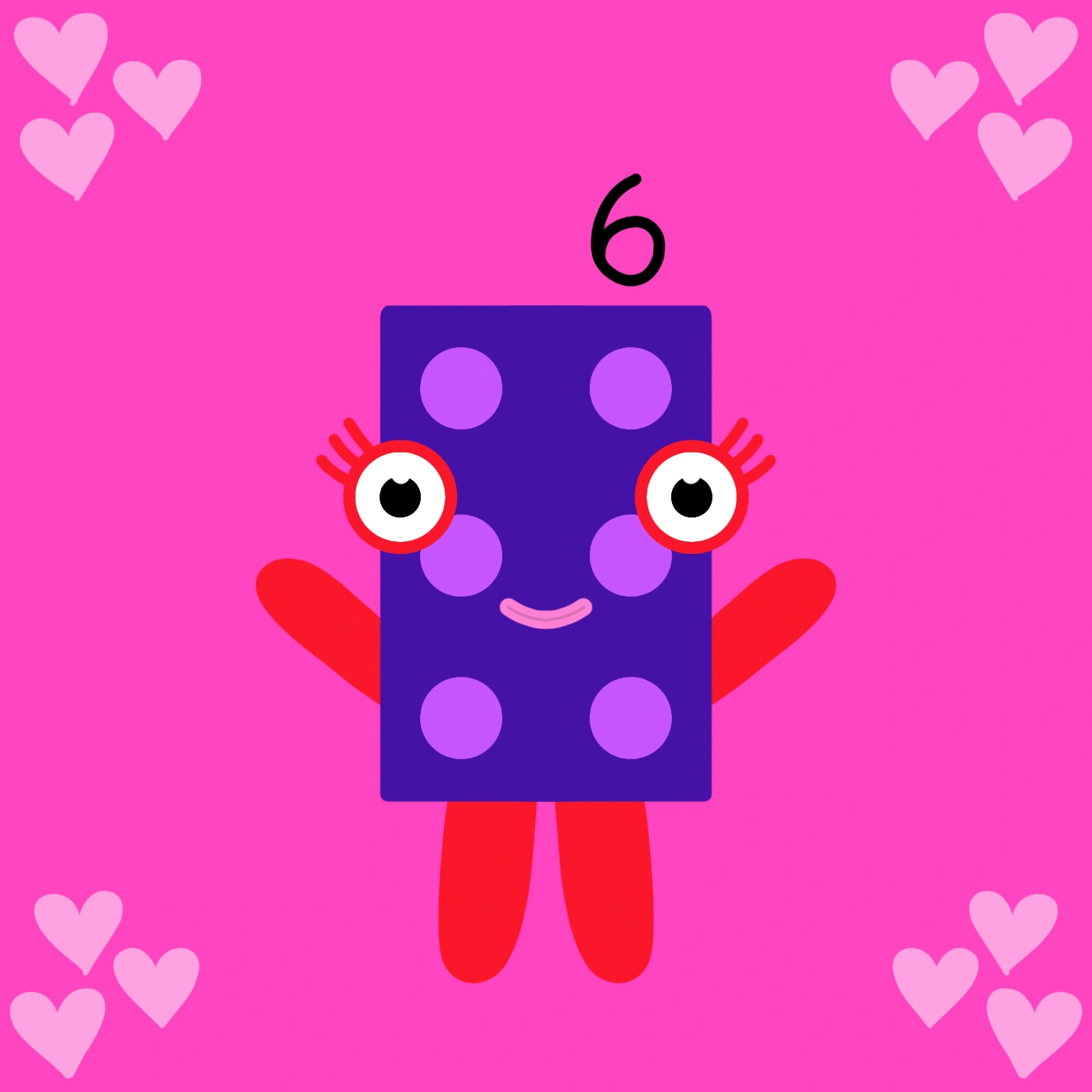I drew Numberblock 6 for the first time ever! | Fandom