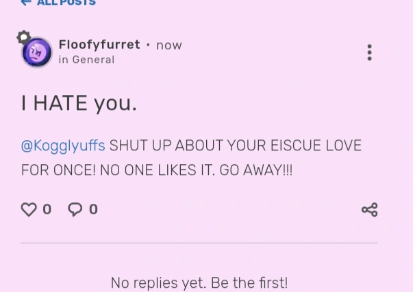 Friendly reminder that you can you use talk pages instead of making ...