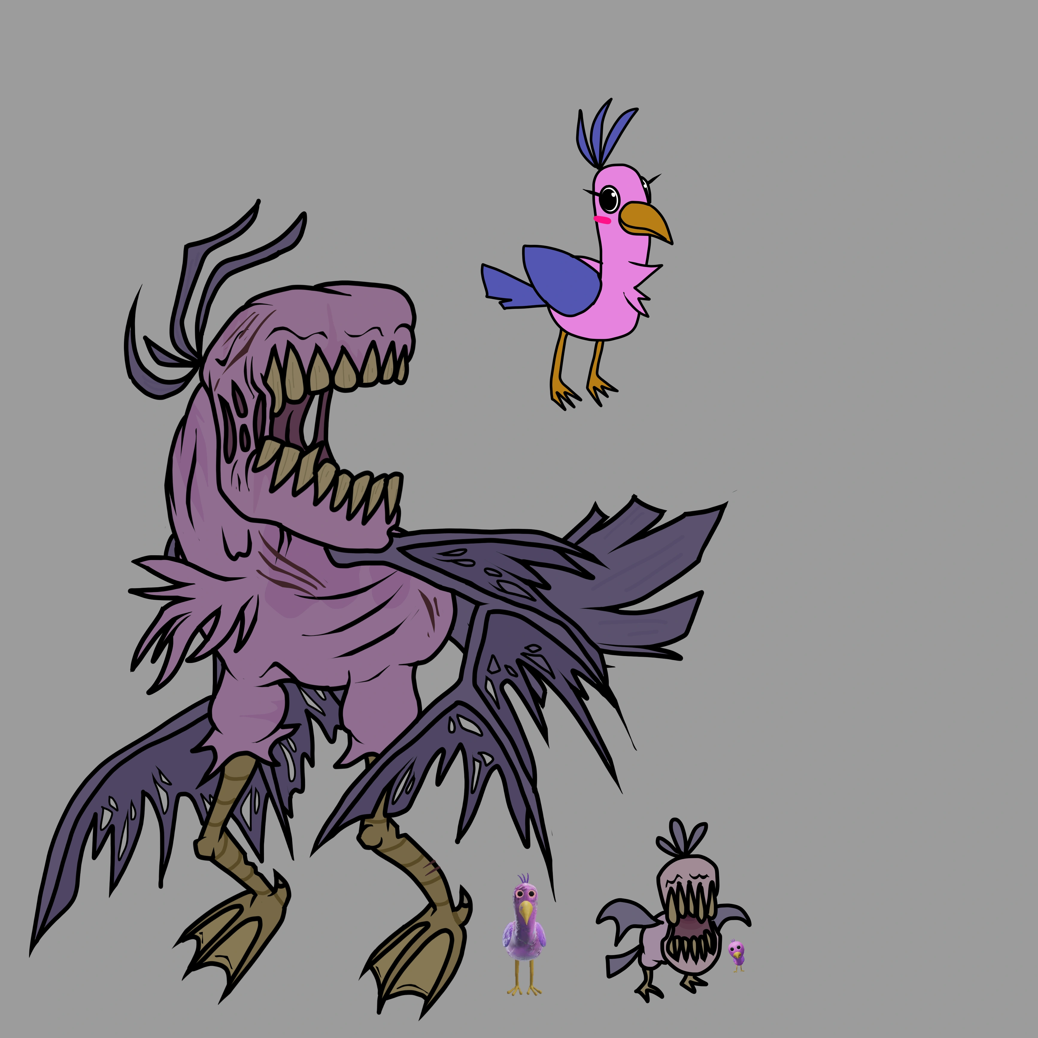 Opila and her chick redesign‼️ | Fandom