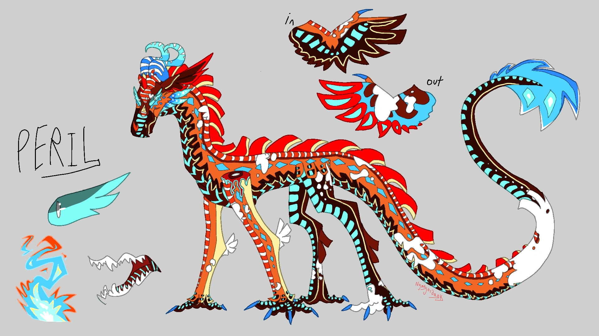 Making refs for WoF characters 4 - Peril | Fandom