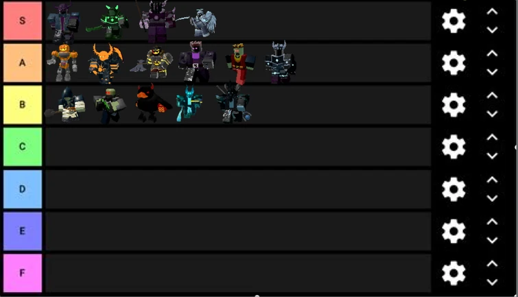 TDS Main Bosses Themes Tier List (Made In Paint) | Fandom