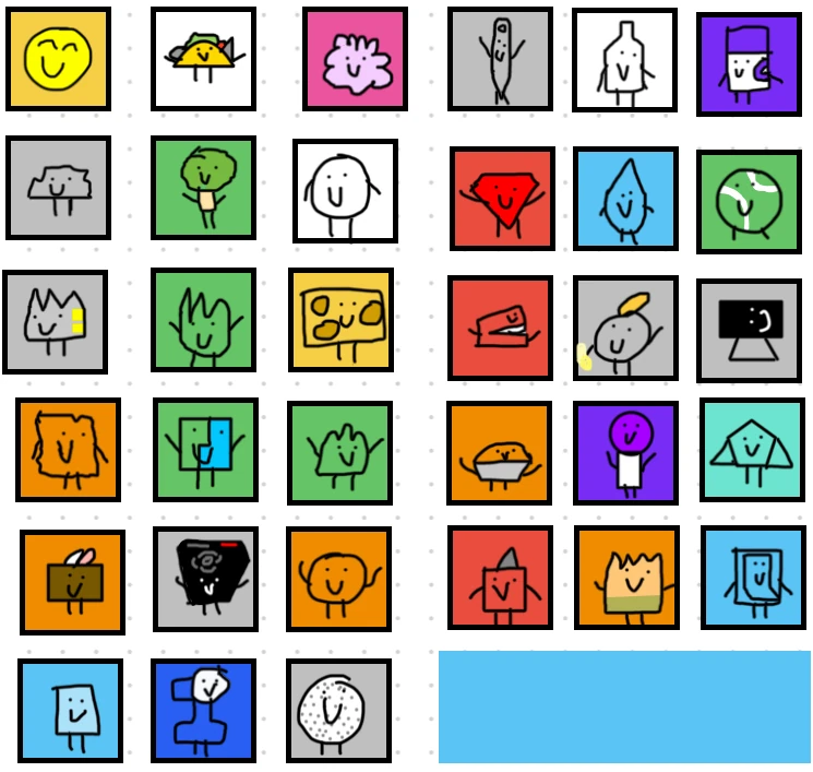 Bfb Voting cards but the assets are pretty bad (33/64) #6 | Fandom