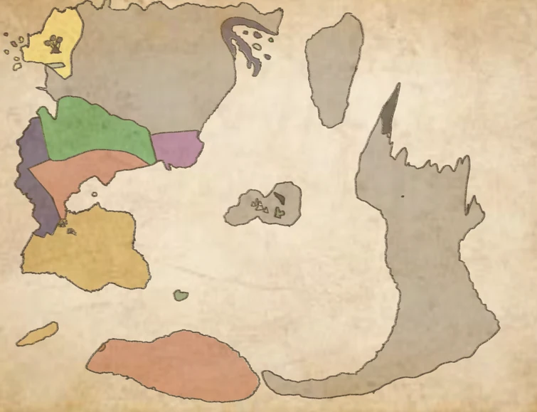 I made a new world map | Fandom