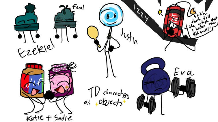 TD characters as objects | Fandom
