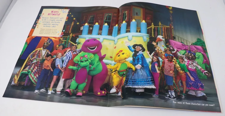 some images from Barney's Big Surprise tour book | Fandom