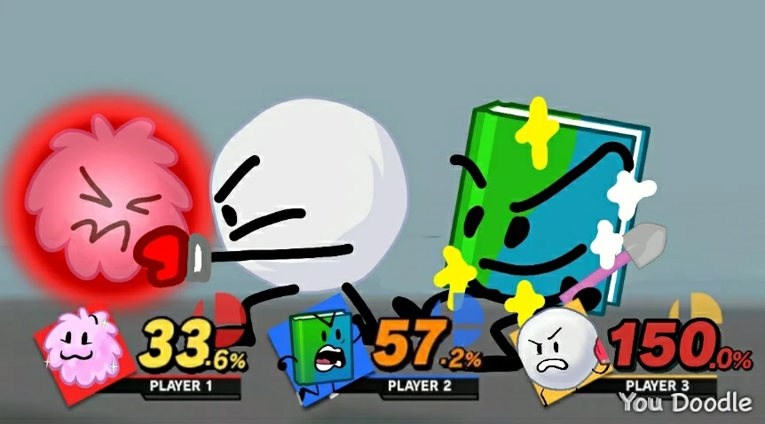 BFSU: Free for all, Puffball VS Book VS Snowball | Fandom
