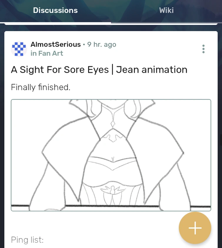 A Sight For Sore Eyes | Jean animation | Fandom