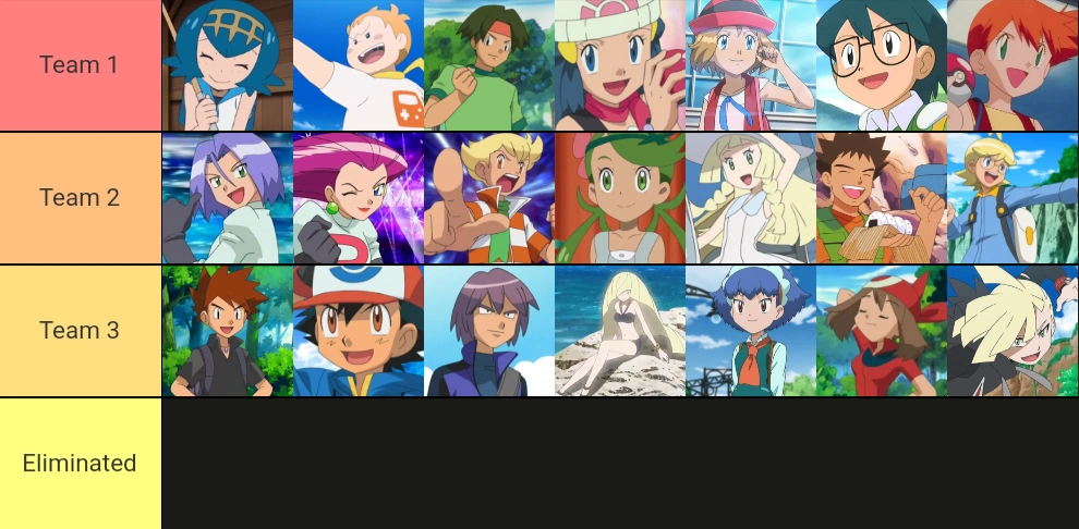 Pokemon character elimination 1 | Fandom