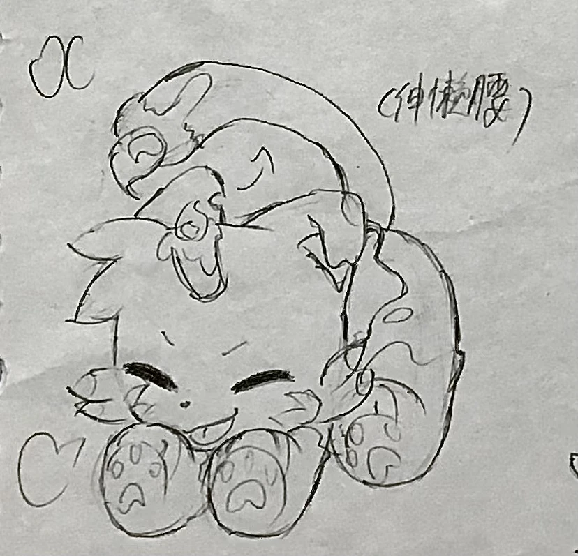 A CandleCat is stretching out. | Fandom