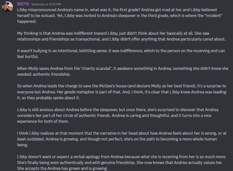 The creator explains the past of Libby and Andrea | Fandom