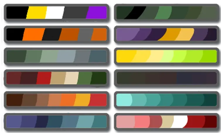 Seawing/Nightwing Color Palettes! | Fandom
