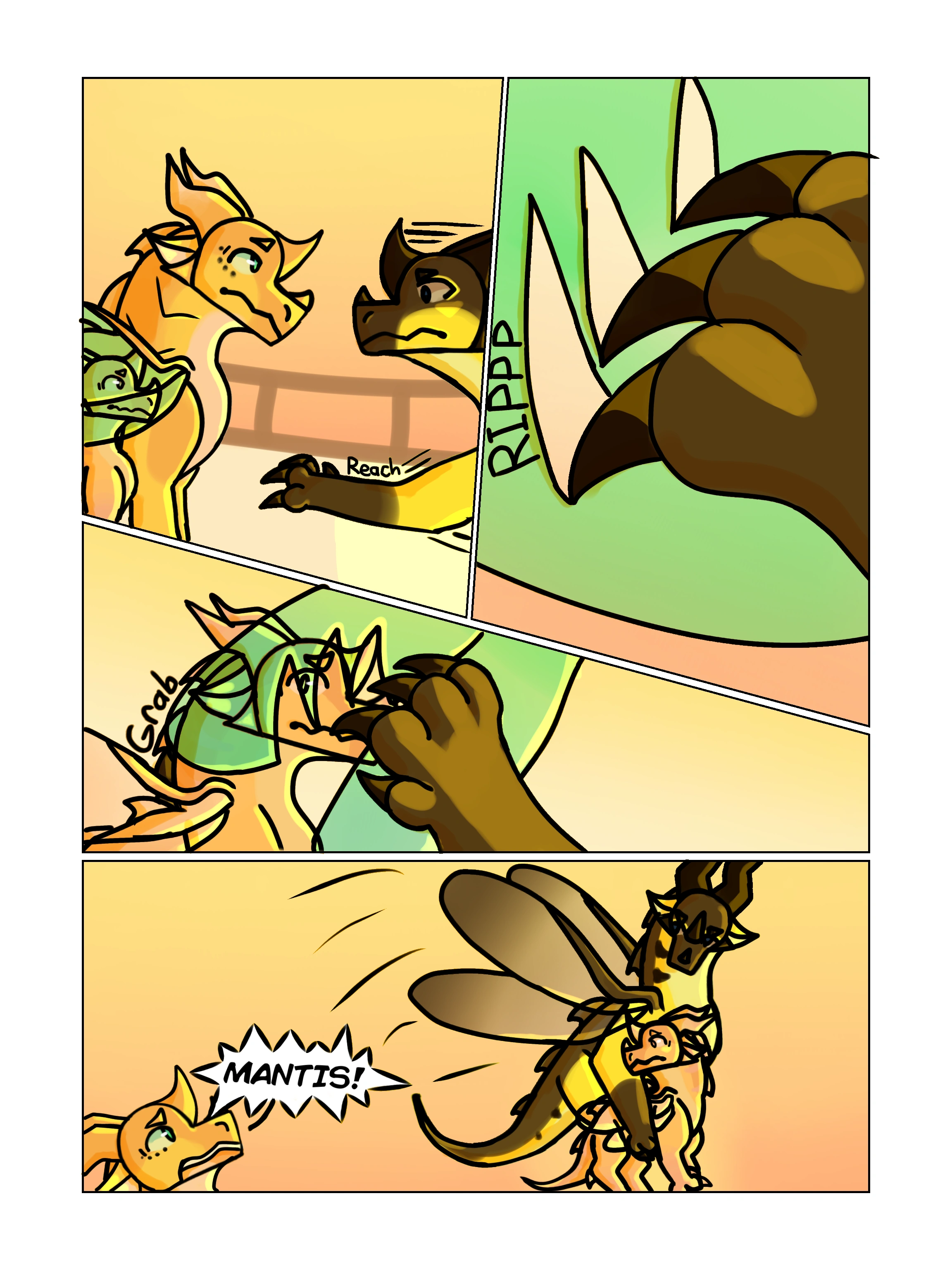 Finished comic page #6 | Fandom