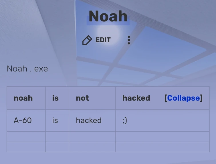 Noah vandalized | Fandom