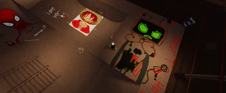 Spray-painting Twisted Vee! (tell me if you need red lines removed to ...