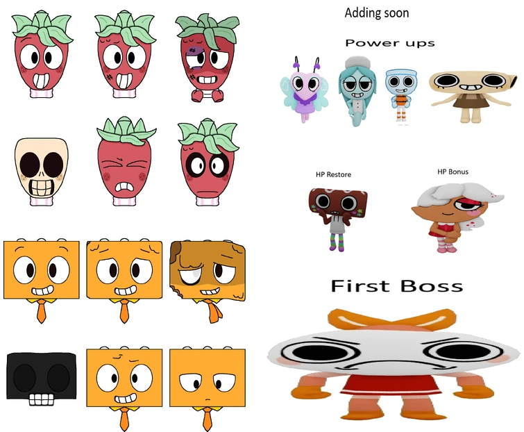 Final version of the Head sprites for Where's Dandy | Fandom