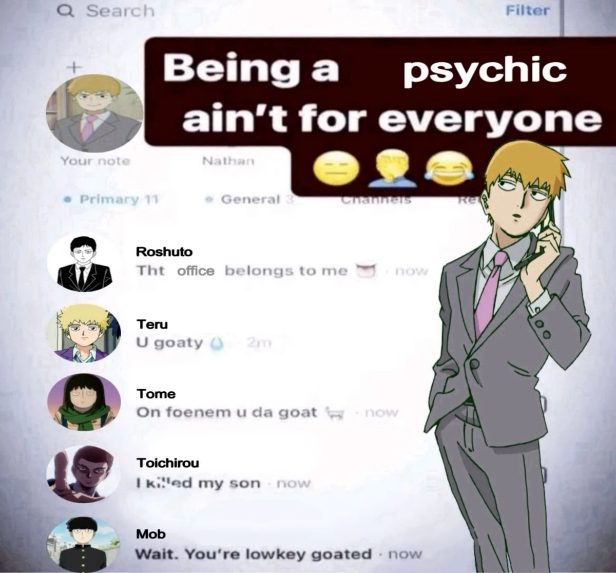 Tag yourself I’m mob | Fandom