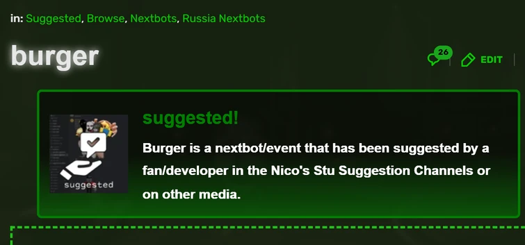 should we remove all "suggestion" tabs | Fandom