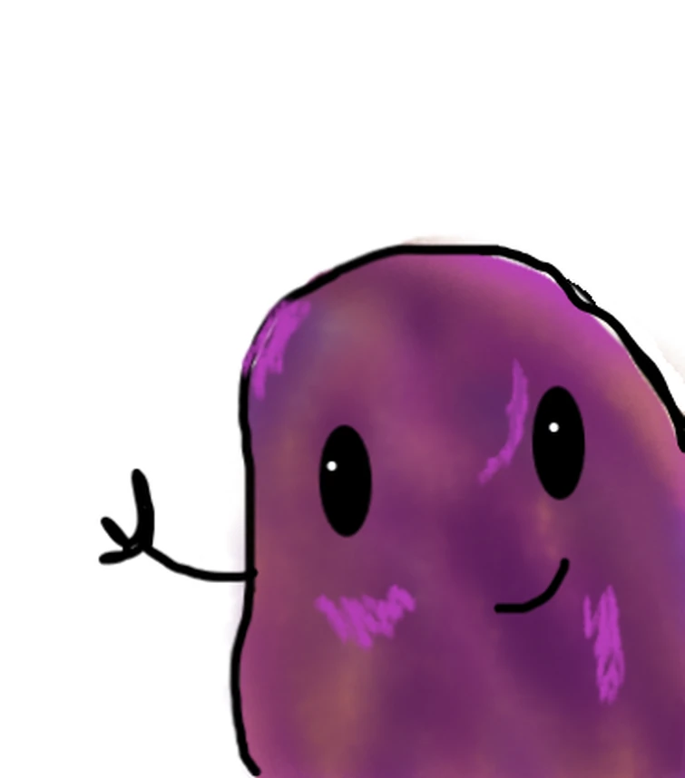 Me being crowded bc of da stoopid blue potato. | Fandom