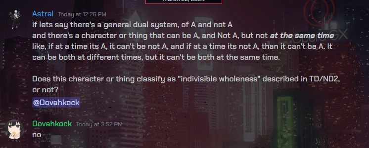 Nonduality downgrade for Anos..... again..... | Fandom